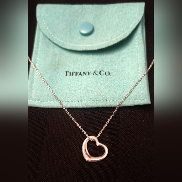 Tiffany & Co. | Jewelry | Tiffany Co Elsa Peretti Open Heart Pendant ...